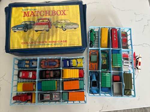 MATCHBOX 1969 MATCHBOX COLLECTOR'S MINI-CASE HOLDS 24,10 Matchbox PCs ...