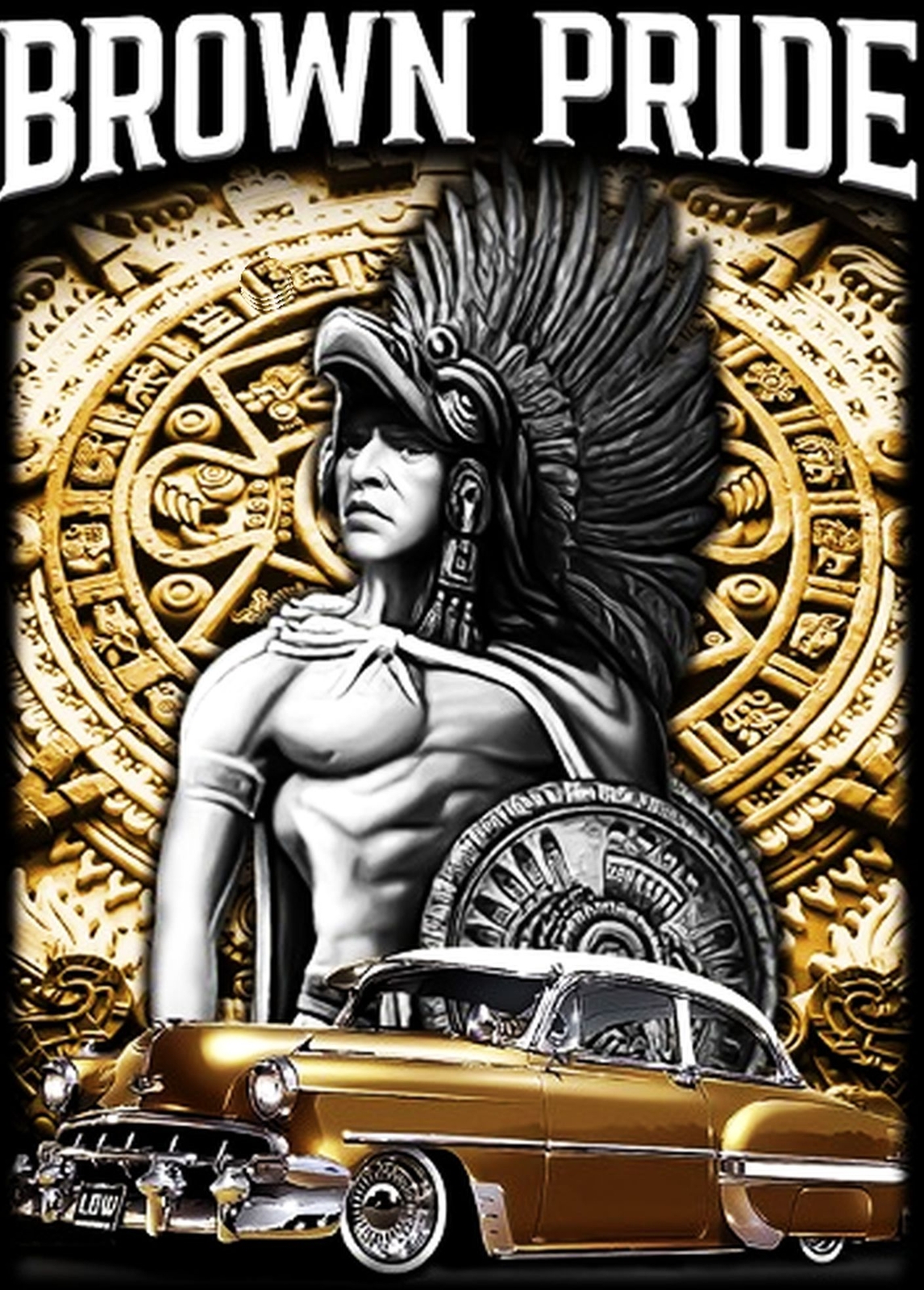 Brown Pride Lowrider Arte