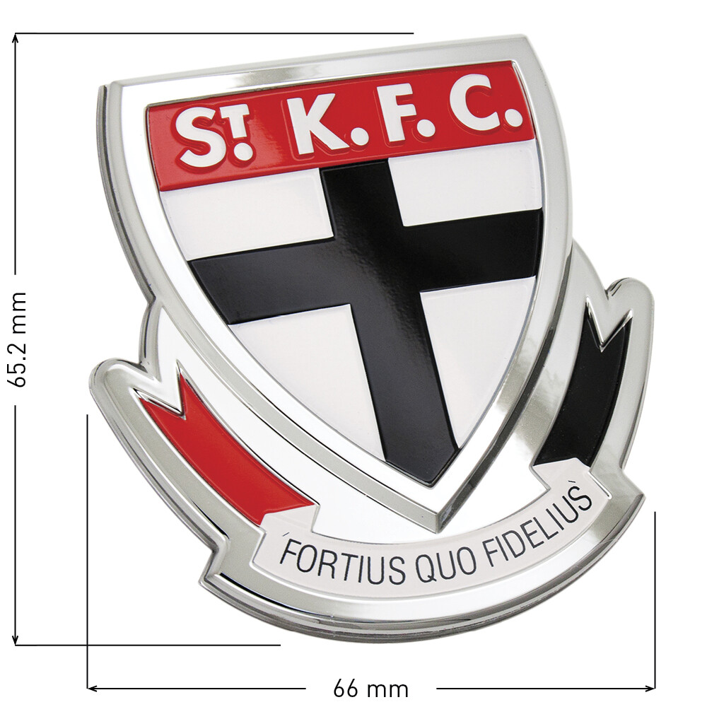 Fan Emblems St. Kilda Saints 3D Chrome AFL Supporter Badge | eBay Australia