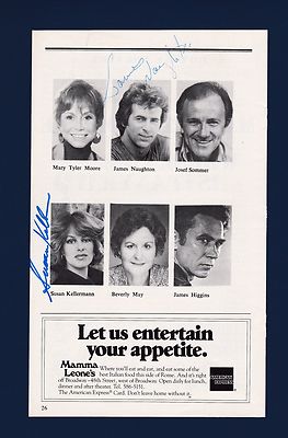 Susan Kellermann and James Naughton signed Playbill page | eBay