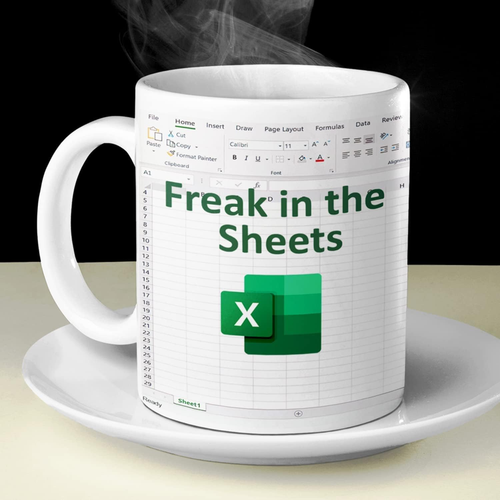Spreadsheet Excel Coffee Mug, Funny Gifts Women Men Freak in the Sheets ...