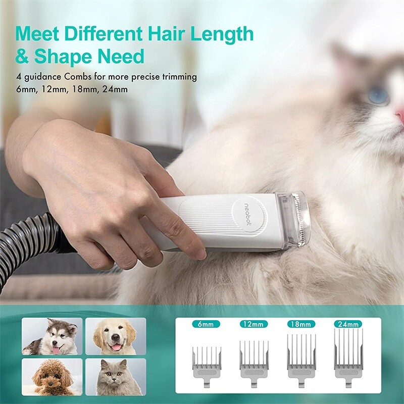 Low Noise Pet Hair Cutter Dog Grooming Blower Blaster Kit and Pet ...
