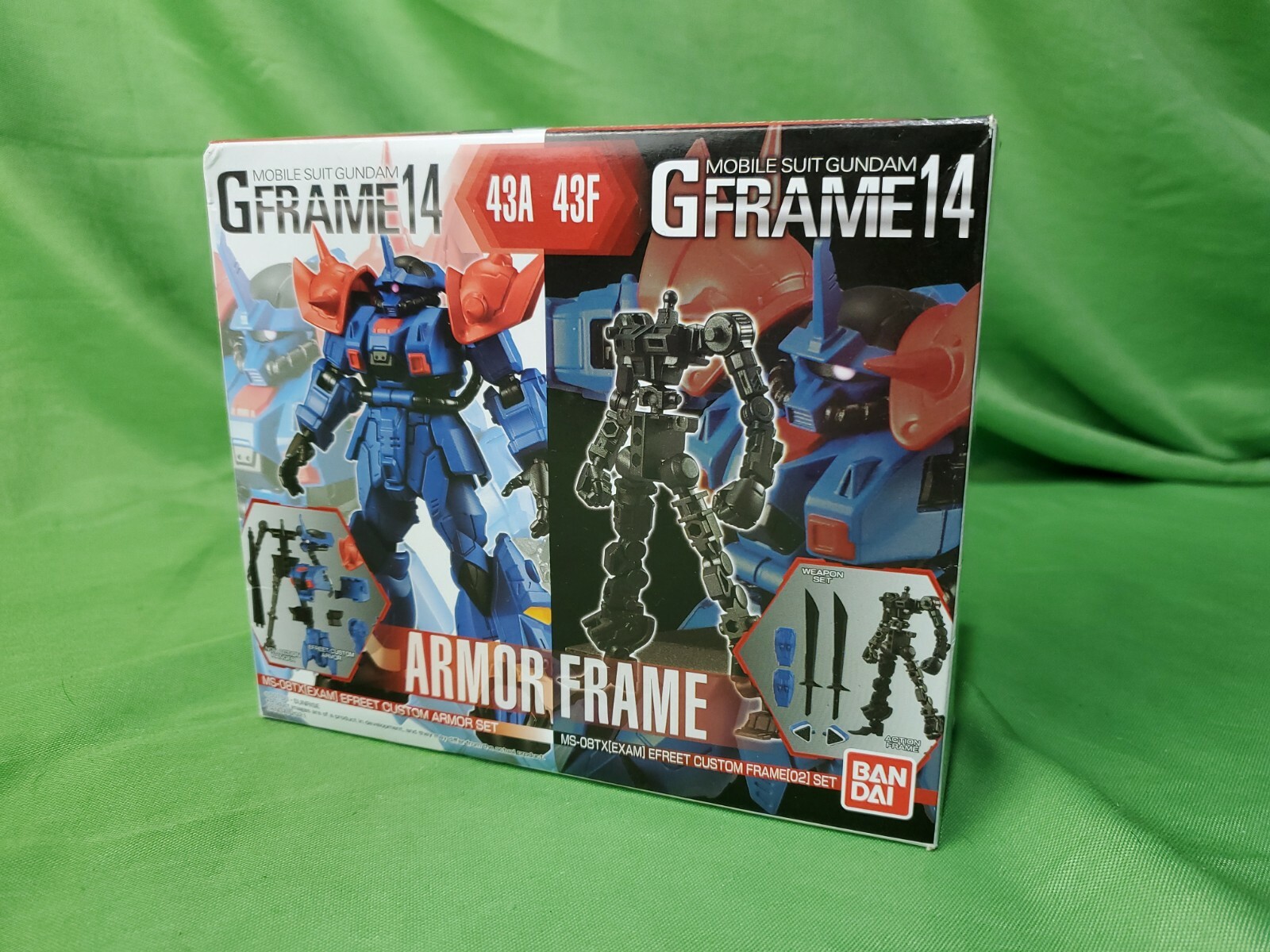 Mobile Suit Gundam G Frame14 43A & 43F Armor Model Kit MS-08TX EFREET ...