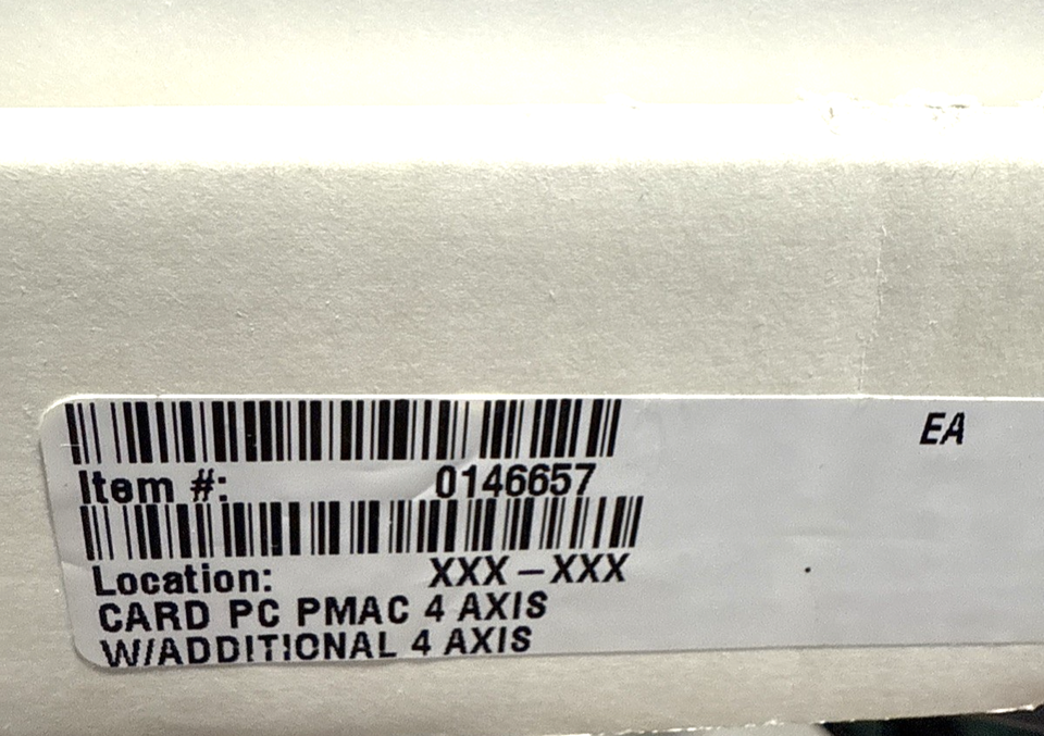 Omron DELTA TAU AMAT Programmable Multi-AXIS Controller (PMAC-PC) 4 ...