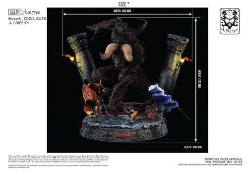 BERSERK Tsume HQS+ Zodd Guts Griffith Statue Diorama Limited | eBay