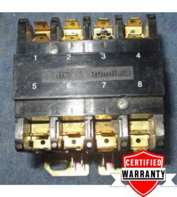 POTTER & BRUMFIELD P41C47DHO103Z03 24 VDC 25 AMP 4POLE CONTACTOR 1 Year ...