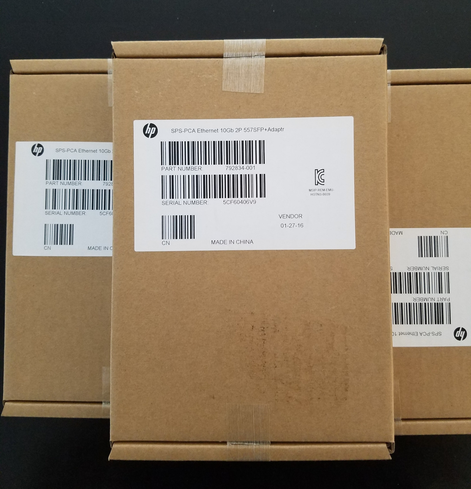 new HP 788995-B21, 792834-001 557SFP+ ethernet adapter | eBay