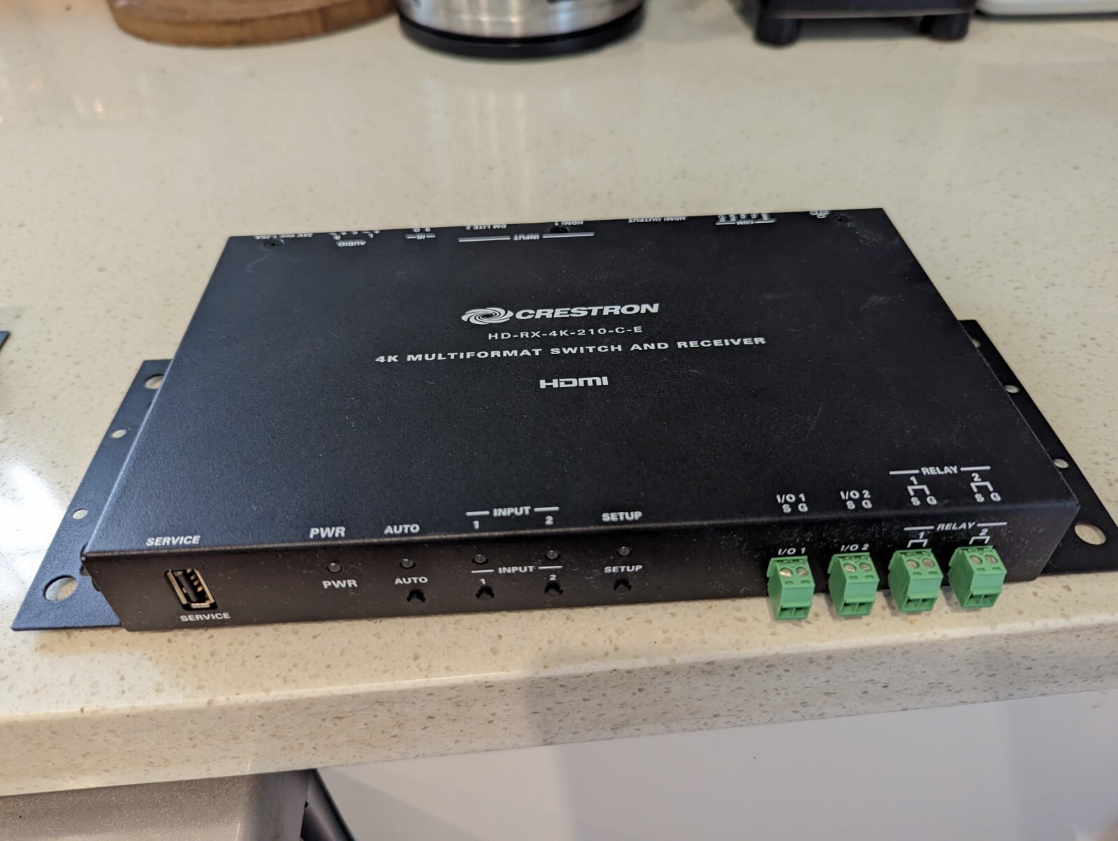 Crestron HD-RX-4K-210-C-E 4K Multiformat 2x1 AV Switch and Receiver | eBay
