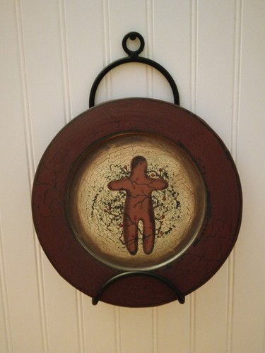 Plate Holder - Amish handcrafted strong & sturdy wrought iron wall rack ...