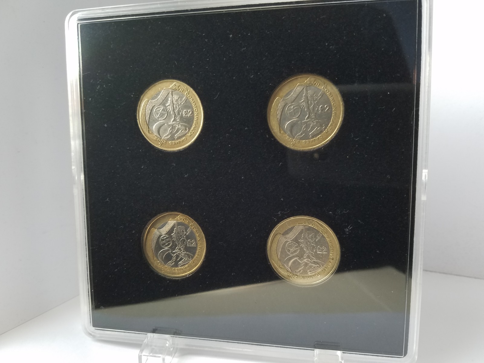 ACRYLIC COIN DISPLAY CASES FOR OLD 50p, NEW 50p,10p,1 pound,2 POUNDS ...
