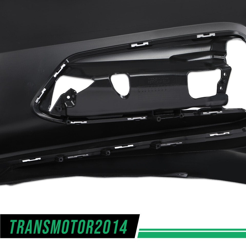 Front Bumper Cover Fit For 2018-2020 Honda Accord Sedan W/o Sensor ...