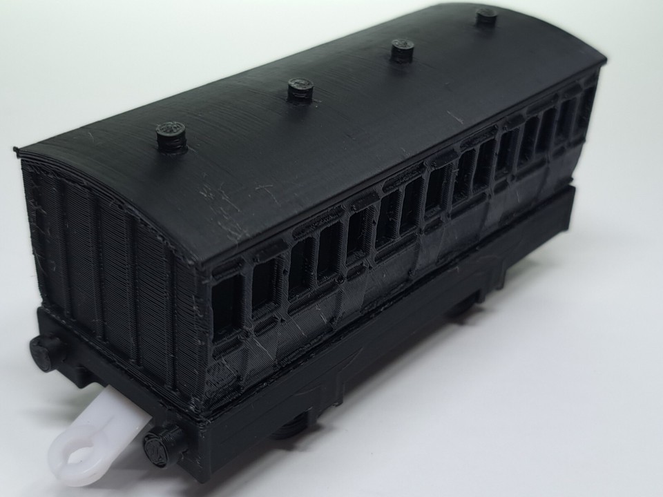 Thomas Trackmaster 3D Printed Black Composite Coach Custom | eBay
