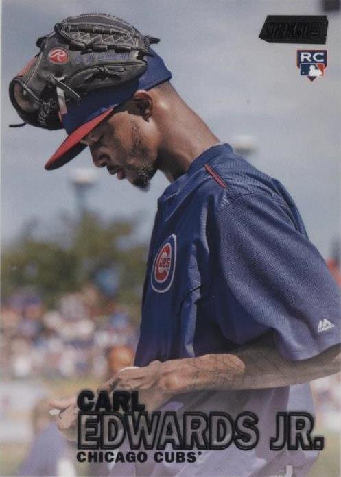 2016 Topps Stadium Club - Carl Edwards Jr. #145 Black Foil (RC) for ...