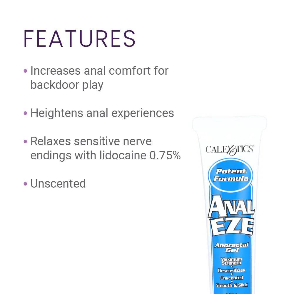Anal Eze Eaze Ese Ease Smooth Slick Desensitizing Numbing Gel 1.5 oz | eBay