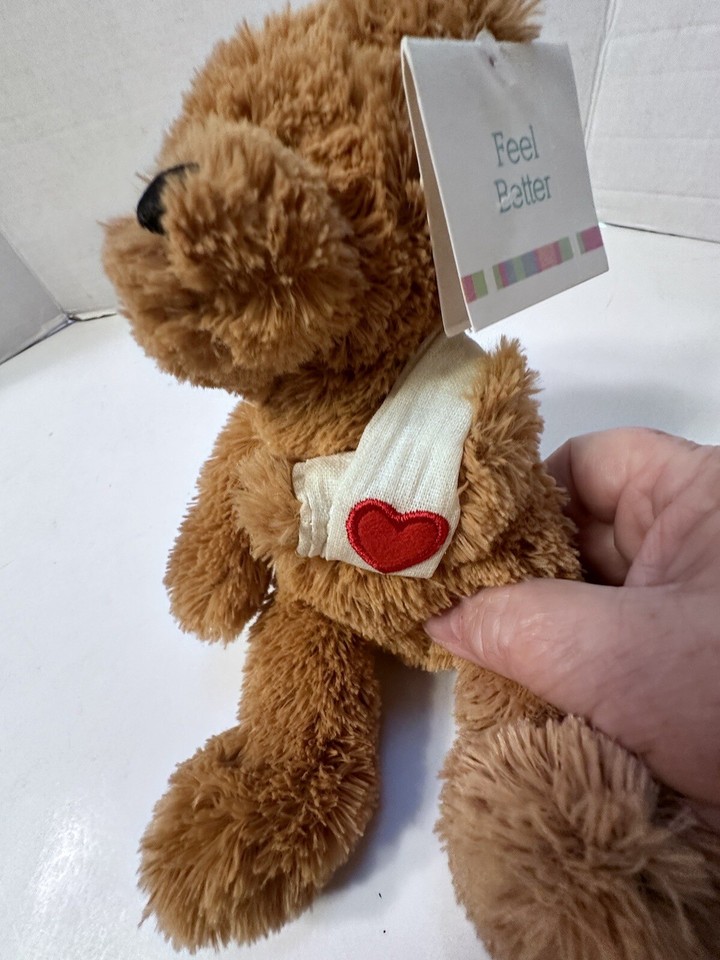Gund Feel Better Stuffed Animal Bear Broken Arm Sling Brown Plush 6" | eBay