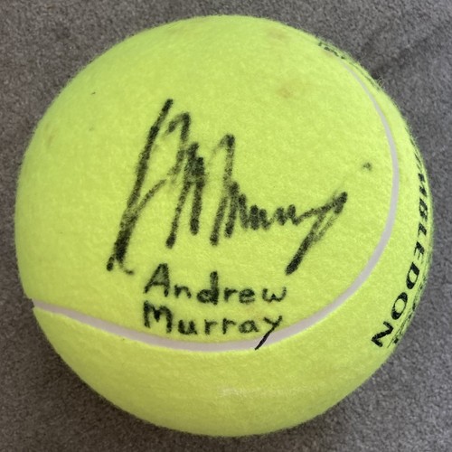 Andy Murray Rafael Nadal Richard Gaquet Giant Tennis Ball Signed ...
