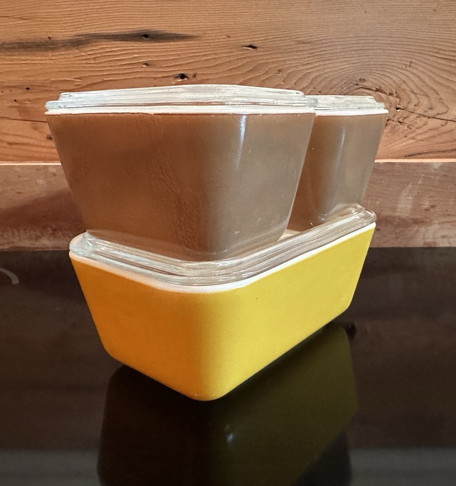 Pyrex Refrigerator Dishes With Lids Lot Of 3 | eBay