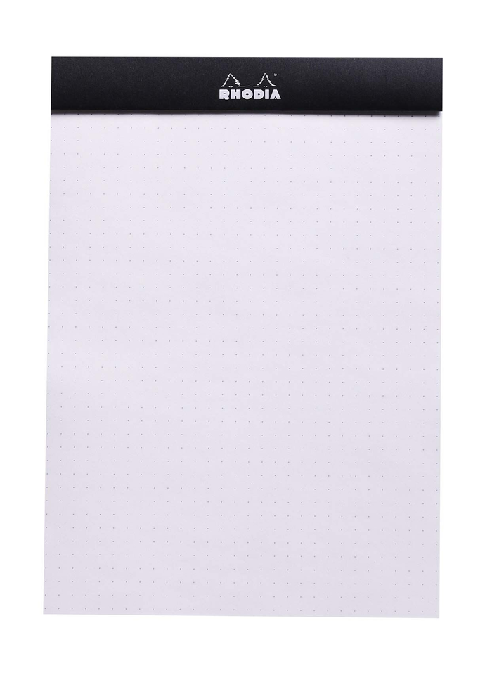 Rhodia Head Stapled Pad, No16 A5, Dot - Black 6 in x 8 1/4 in, | eBay