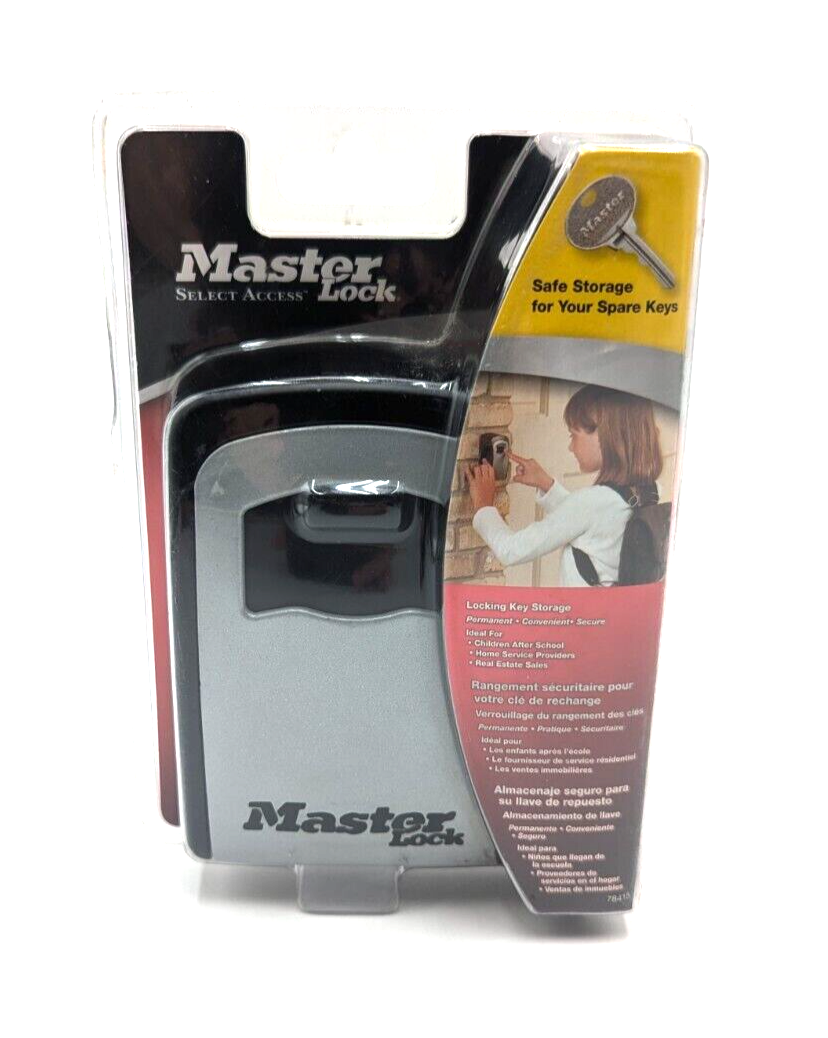 Master Lock 5401D 5-Key Locking Combination Steel Box - Black/Silver ...