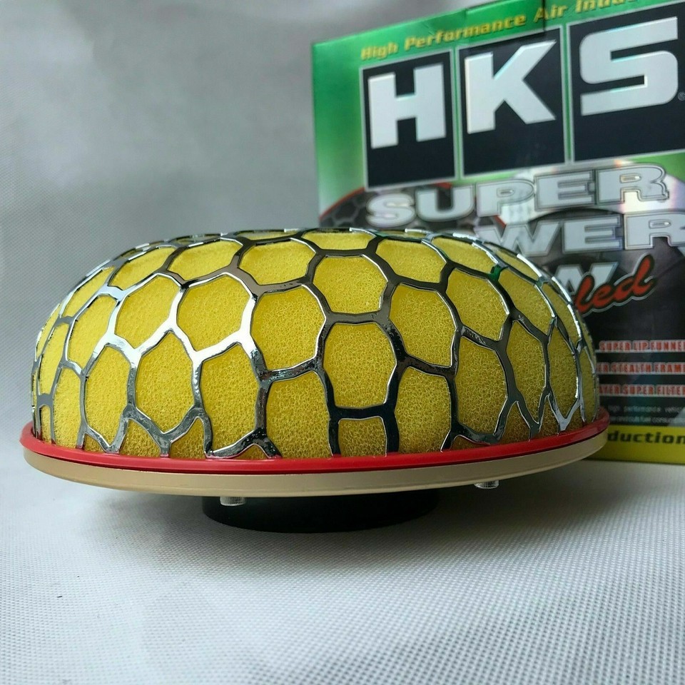 3inch Yellow HKS Super Power Air Filter Flow caliber Intake Reloaded ...