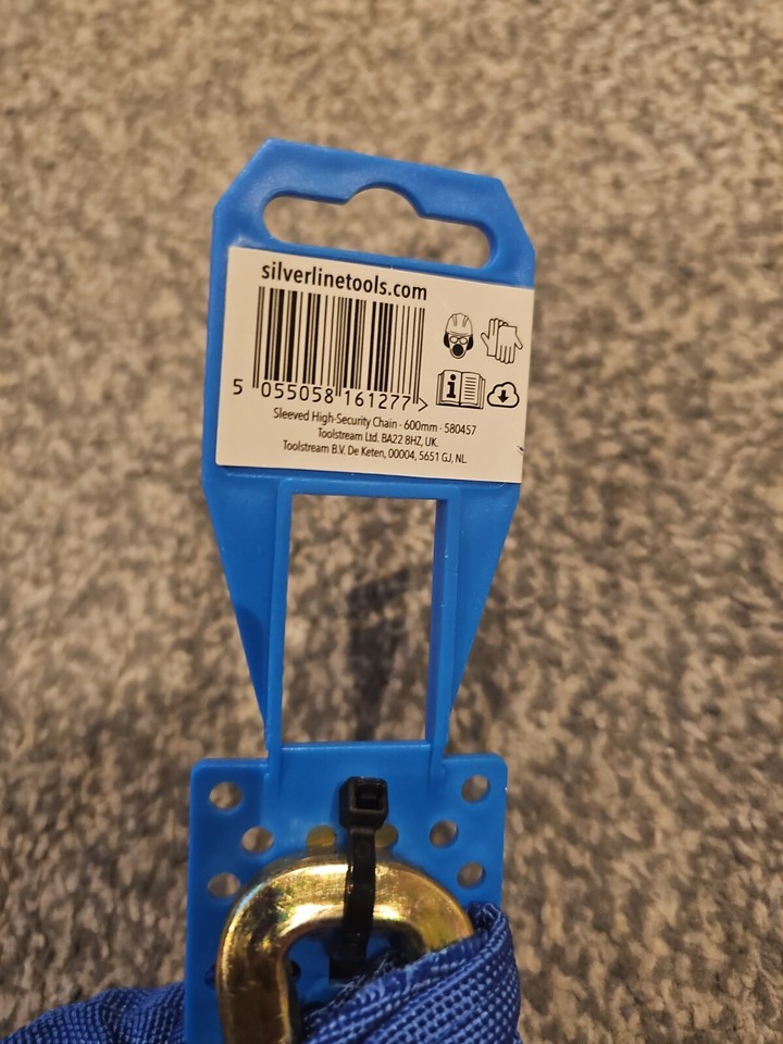 Silverline 580457 Sleeved High-Security Chain 600 mm , Yellow | eBay UK