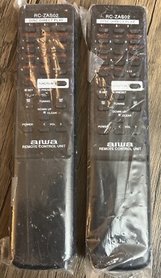Qty 2 ZL500 CXZL100 ZL31 ZL100 CXNA222U Aiwa Cd Stereo Remote control ...