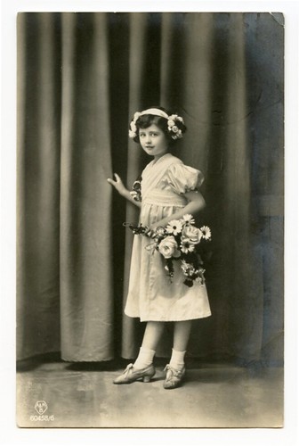 c 1910 Child Children CUTE LITTLE GIRL Kids Fashion vintage photo ...