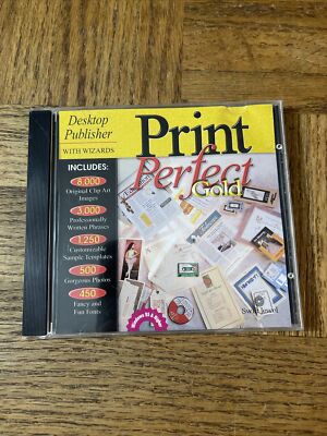 Print Perfect Gold PC CD Rom 22787606626| eBay