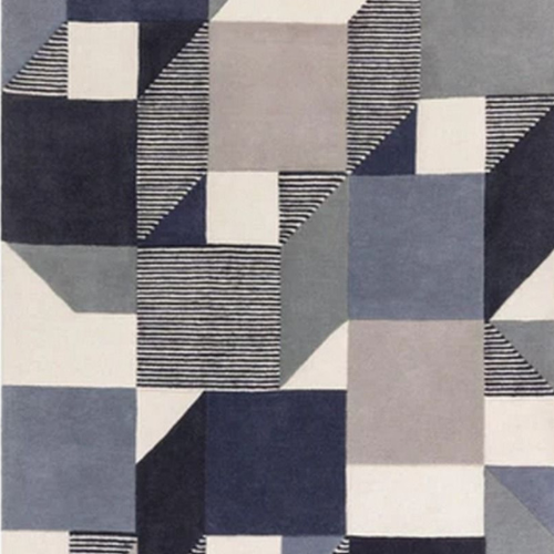 HAND-TUFTED MODERN DESIGN RUG, SOFT & DURABLE 100% WOOL CARPET ...