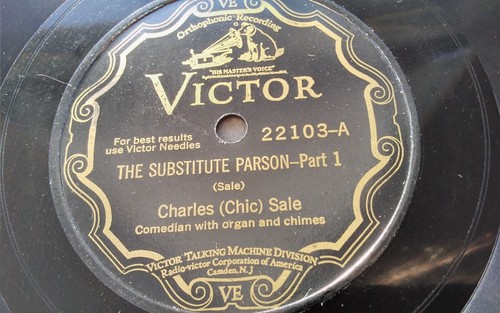 Charles (Chic) Sale 78rpm Single 10-inch Victor Records #22103 The ...