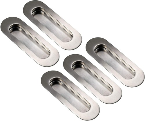 5 Shell Handle Stainless Steel Oval Flush Handle Sliding Door Handle ...