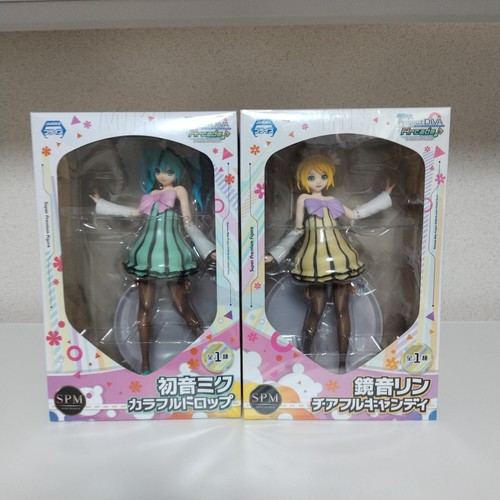 Hatsune Miku Kagamine Rin Figure Project DIVA Colorful Drop Cheerful ...