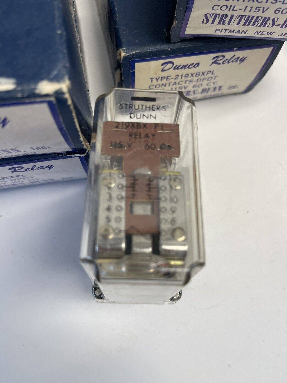 Lot of 5 Struthers Dunn C219XBXPL Dunco Plug In Relay, New | eBay