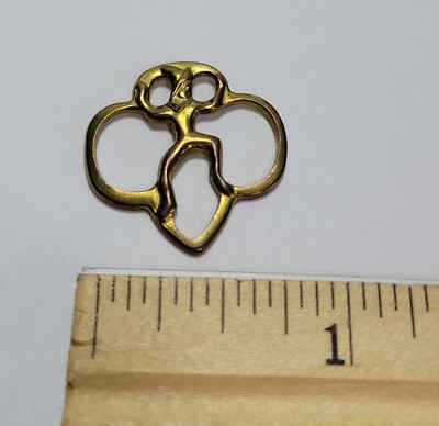 Girl Scouts Lapel Pin Brownie Member Scarf Pin GSA Metal Merit Badge ...