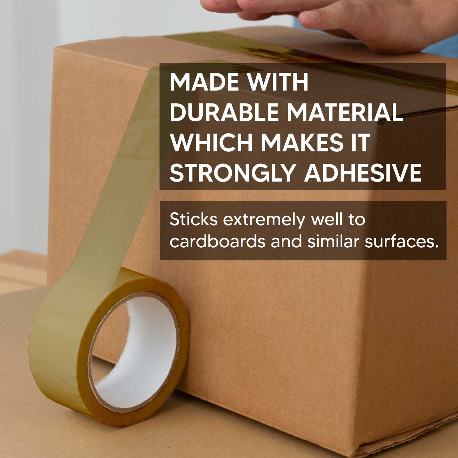 Parcel Packaging Tape Colored Sealing for Packing Boxes & Cartons 48 mm ...