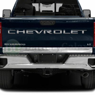 2019-2025 Chevrolet Silverado Chrome Tailgate Letters | ABS Plastic ...