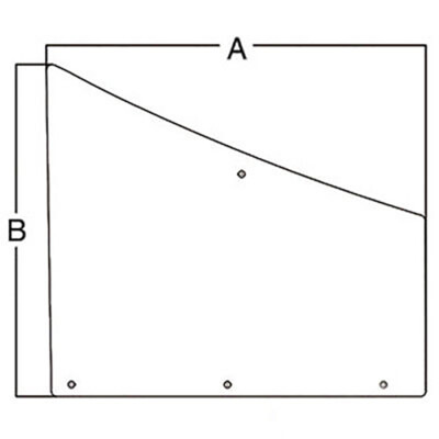 Cab Glass - Service Door Sound Guard Cab Fits John Deere 2755 2555 2355 ...