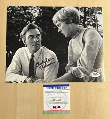 CHRISTOPHER PLUMMER SIGNED 8x10 PHOTO ACTOR AUTOGRAPH THE SOUND OF ...