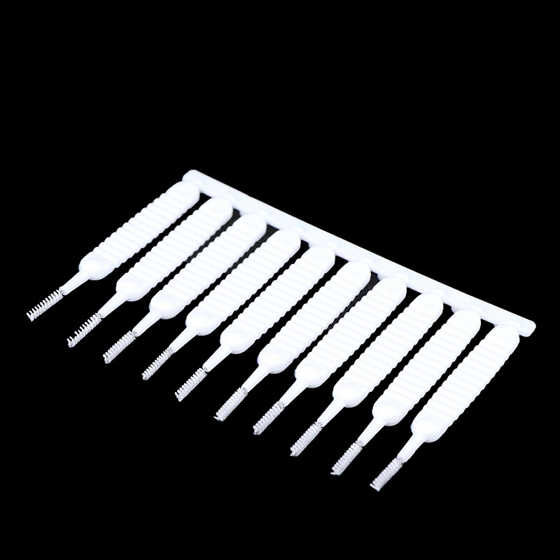 10pcs/set Gap Hole Anti-clogging Cleaning Brush Small Mini Brush Plug ...