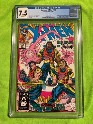 uncanny x- mem # 282 cgc 7.5 1st Appearance Of Bishop ! | eBay