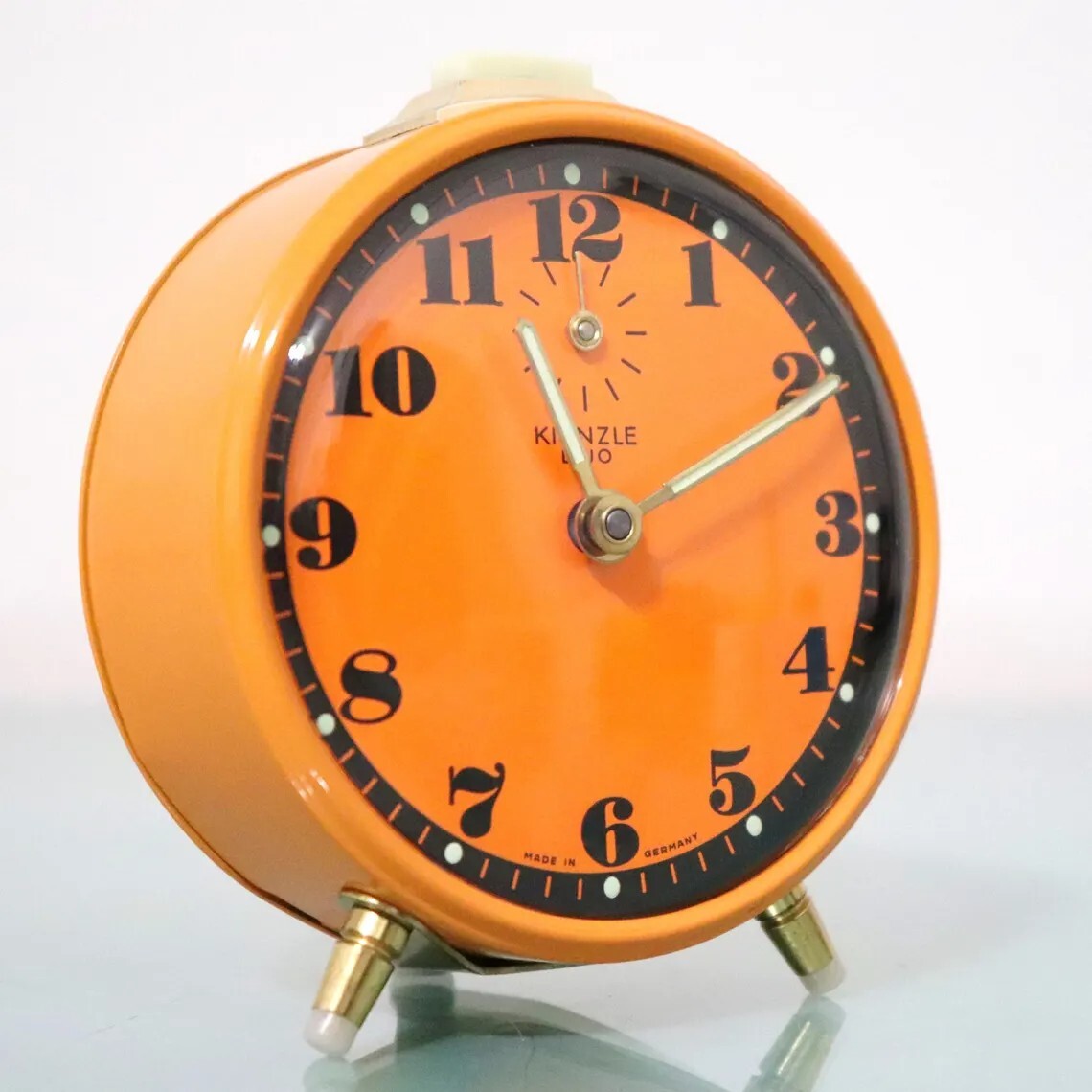 KIENZLE DUO Alarm Mantel Clock MINT Vintage New Old Stock Super ...