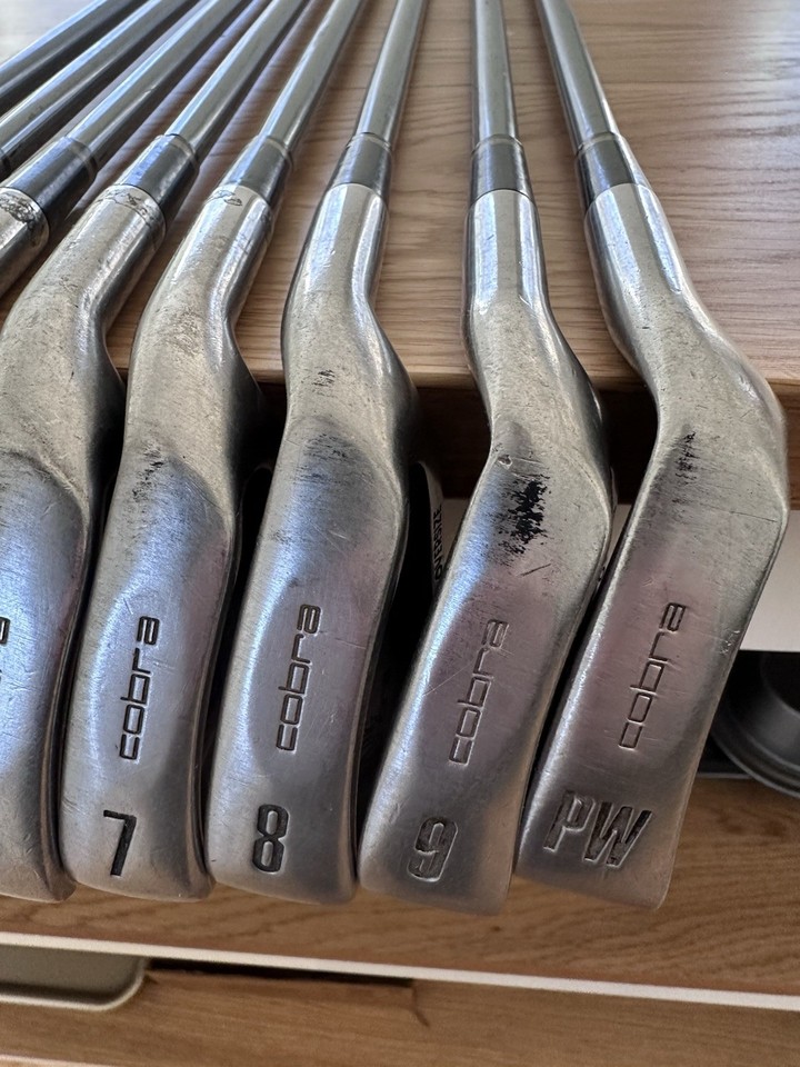 Cobra King Cobra Oversize Iron Set 3-9 PW Regular Flex graphite Golf ...