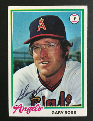 Gary Ross Angels Signed 1978 Topps Baseball card #291 Auto Autograph | eBay