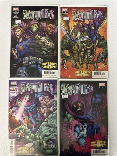 Infinity Wars Sleepwalker #1 2 3 4 Complete Lot Run Set Marvel 2018 ...
