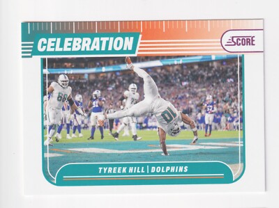 2024 Panini Score CELEBRATION #C-THL TYREEK HILL Miami Dolphins | eBay