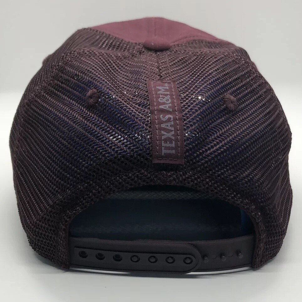 NCAA Texas A&M 12th Man Cap Hat Trucker Snapback Polycotton New | eBay