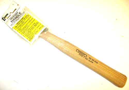 Stanley No. 25-676 Hickory Handle with Wedges, Fits 7 oz, Claw Hammer ...
