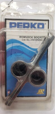 Perko Side Mount Rowlock Sockets Pair 1187DP0ZNC NEW | eBay