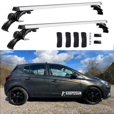 For Vauxhall Corsa VXR 48" Car Top Roof Rack Cross Bar Cargo Carrier ...