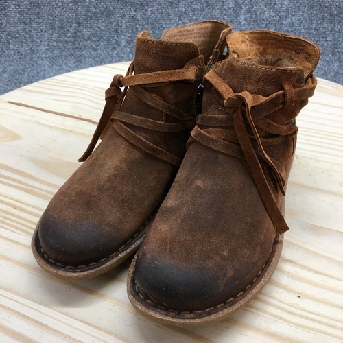 Born Boots Womens 5M Tarkiln Ankle Bootie Brown Leather Casual Comfort ...